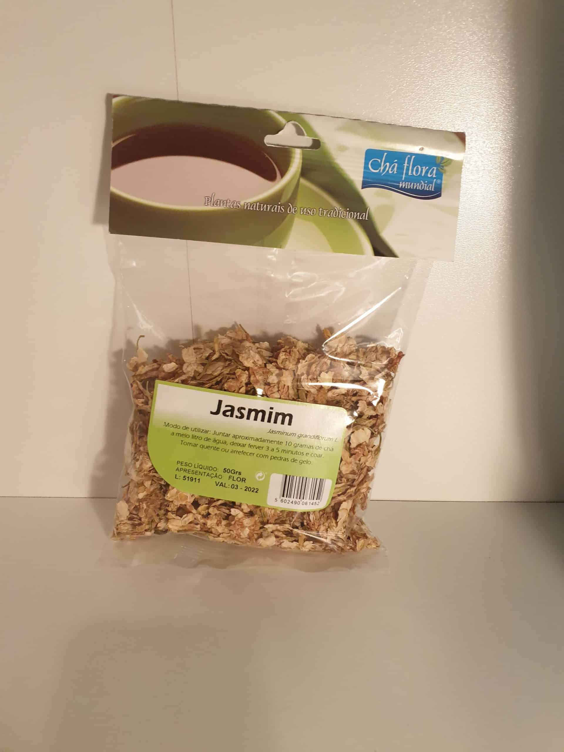 Chá Jasmim 50gr Flora Mundial - Ervanária Seara de Luz