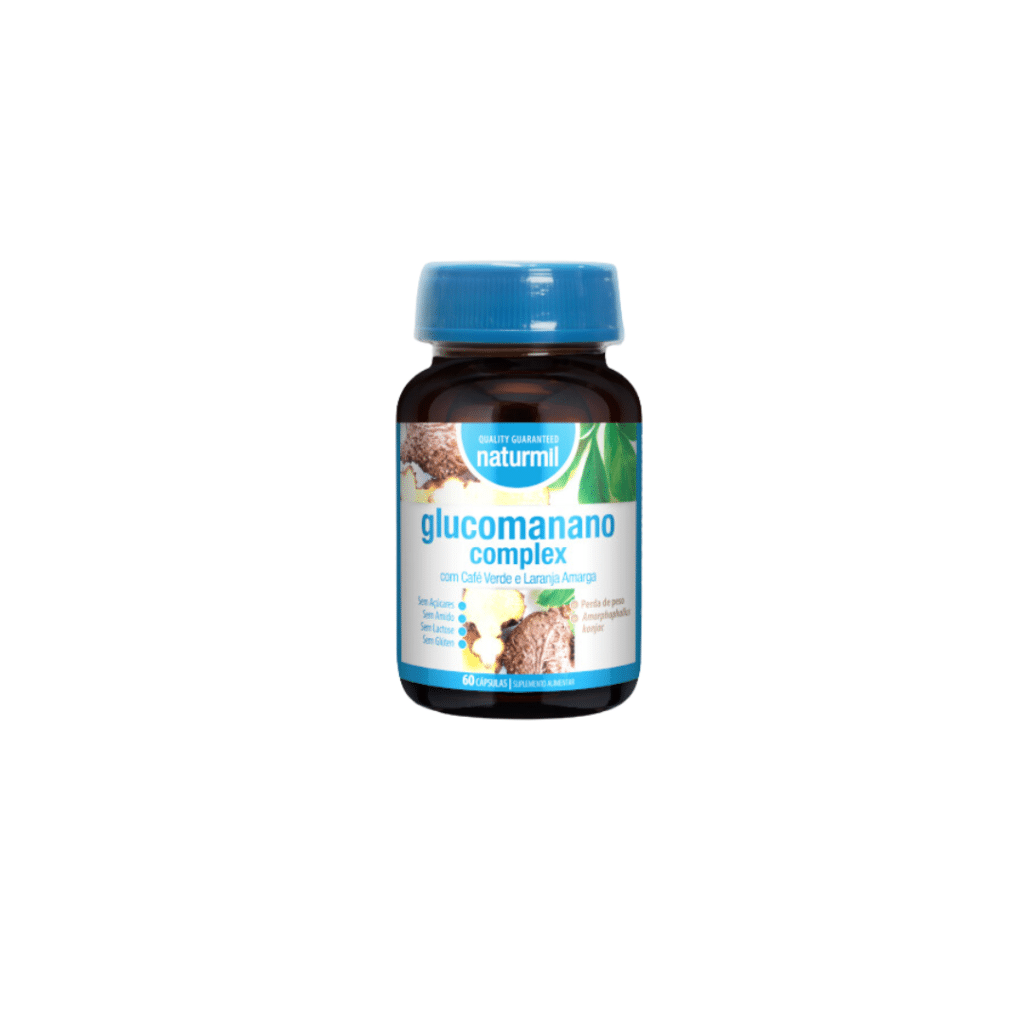 Glucomanano Complex 60 cápsulas Naturmil - Ervanária Seara de Luz